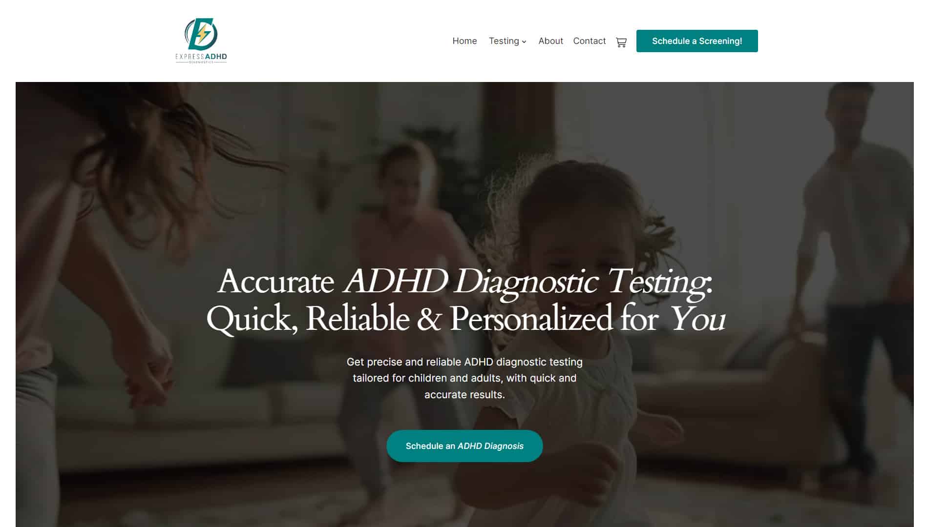 Express ADHD Diagnostics: Streamlined E-Commerce Website Design for ...